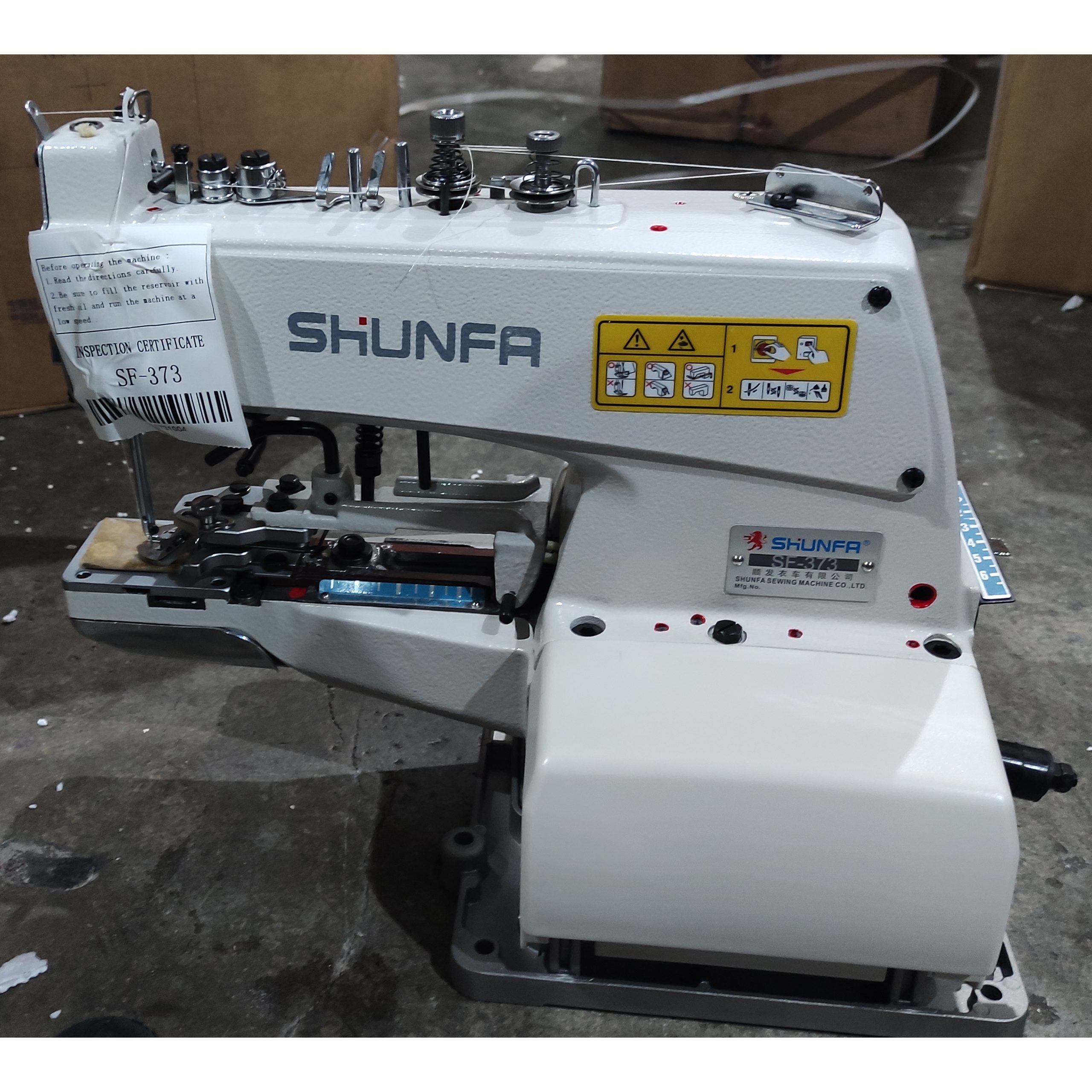 MESIN JAHIT KANCING SHUNFA SF373 / SF-373 - HAKATORI MESIN JAHIT ...