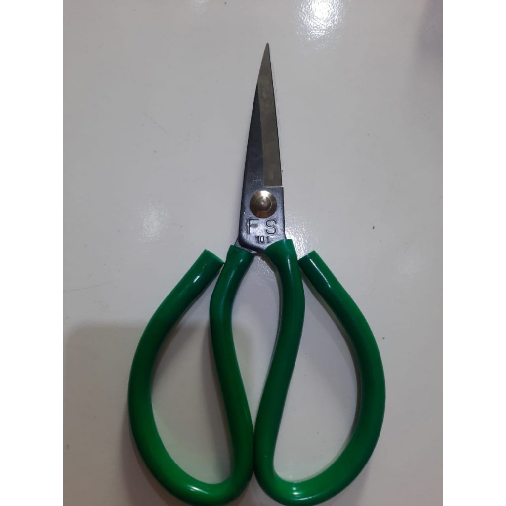 GUNTING KODOK FS 101 HIJAU 20 CM / GUNTING SERBAGUNA / GUNTING KULIT ...