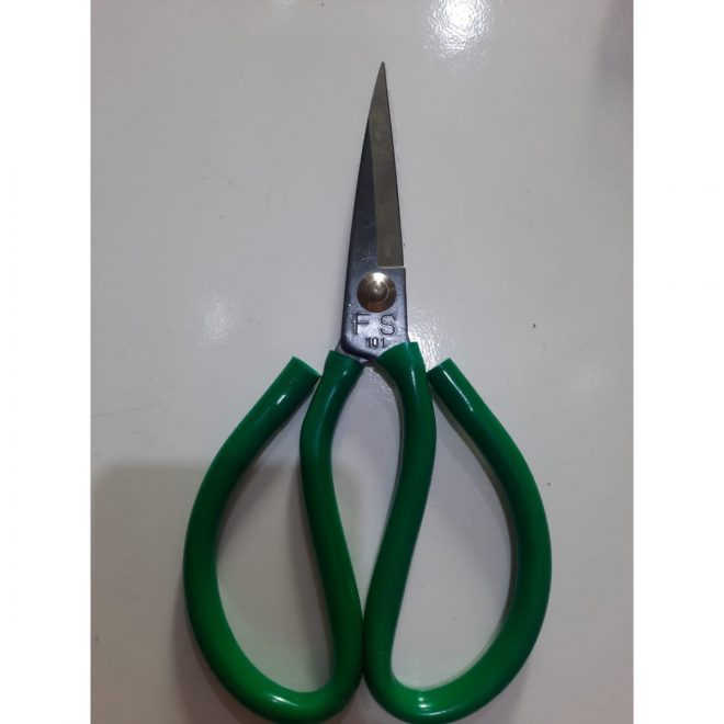 GUNTING KODOK FS 101 HIJAU 20 CM / GUNTING SERBAGUNA / GUNTING KULIT ...