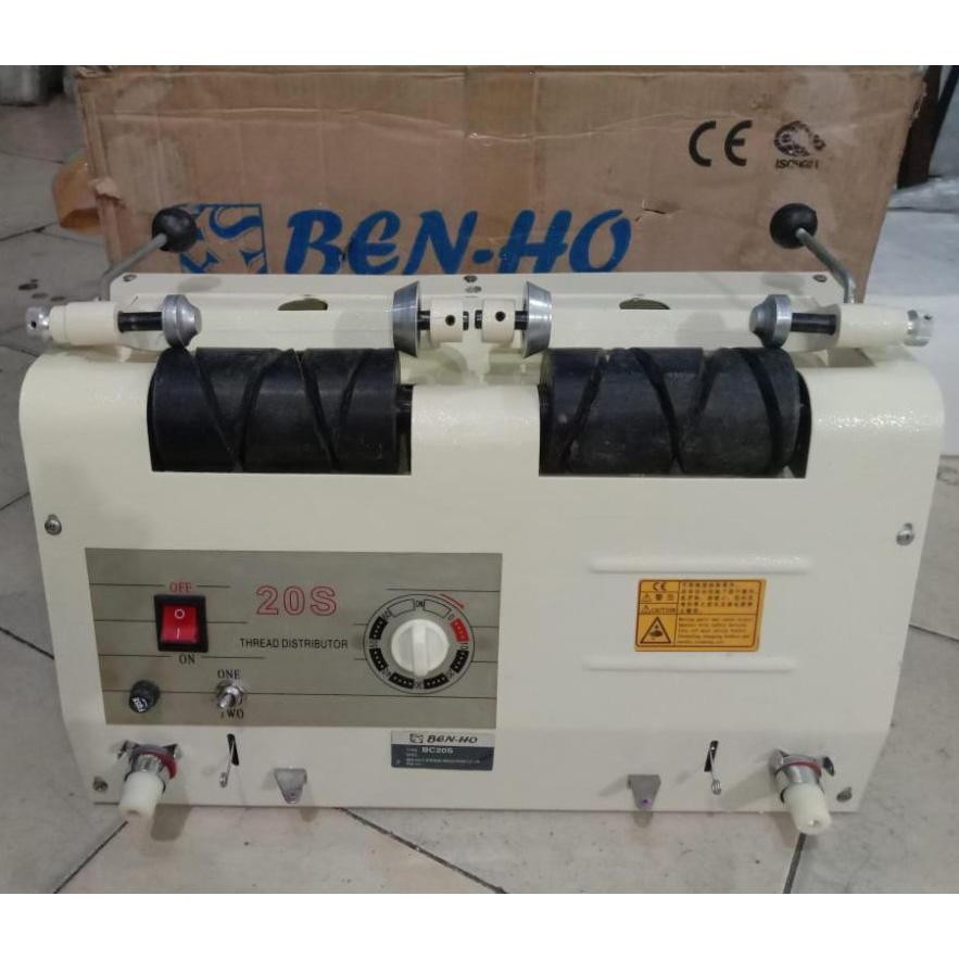 MESIN GULUNG BENANG 2 CONES BENANG THREAD WINDER MACHINE BEN-HO 20S ...