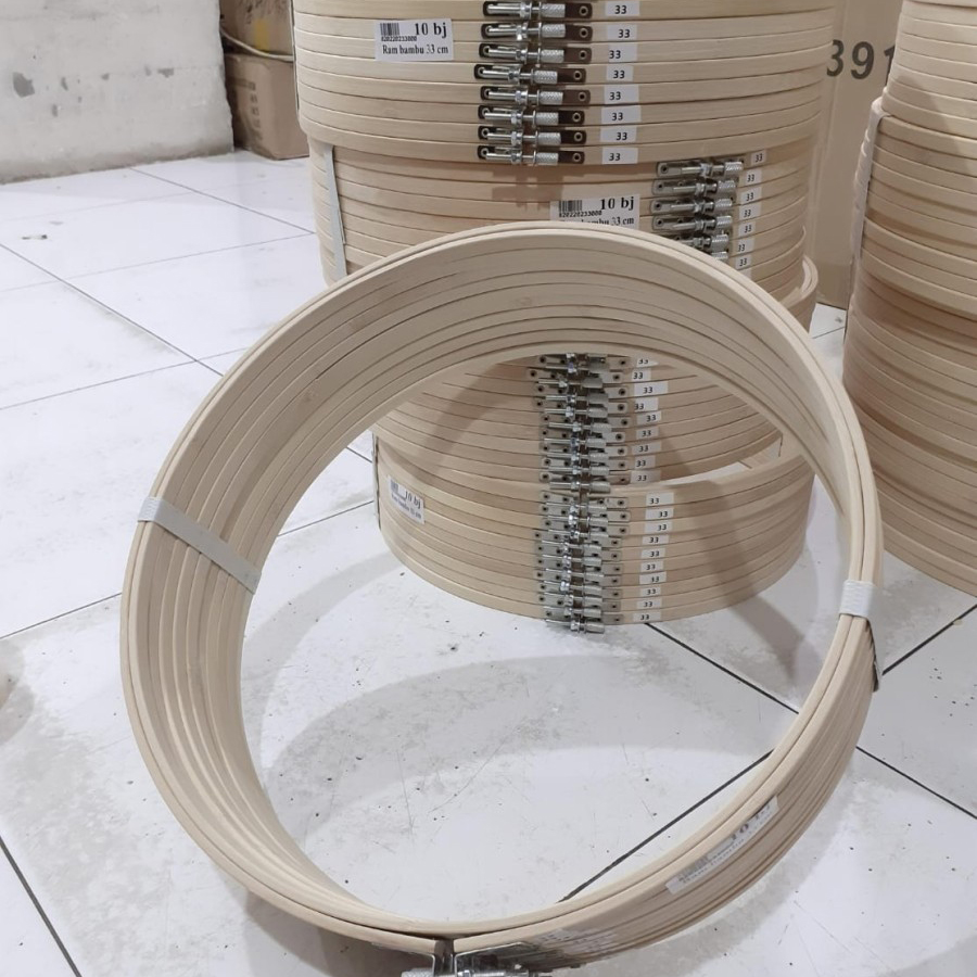 Pemidangan / Hoop Bambu / Pembidangan / Ring Sulam / Ram Bambu - Toko ...